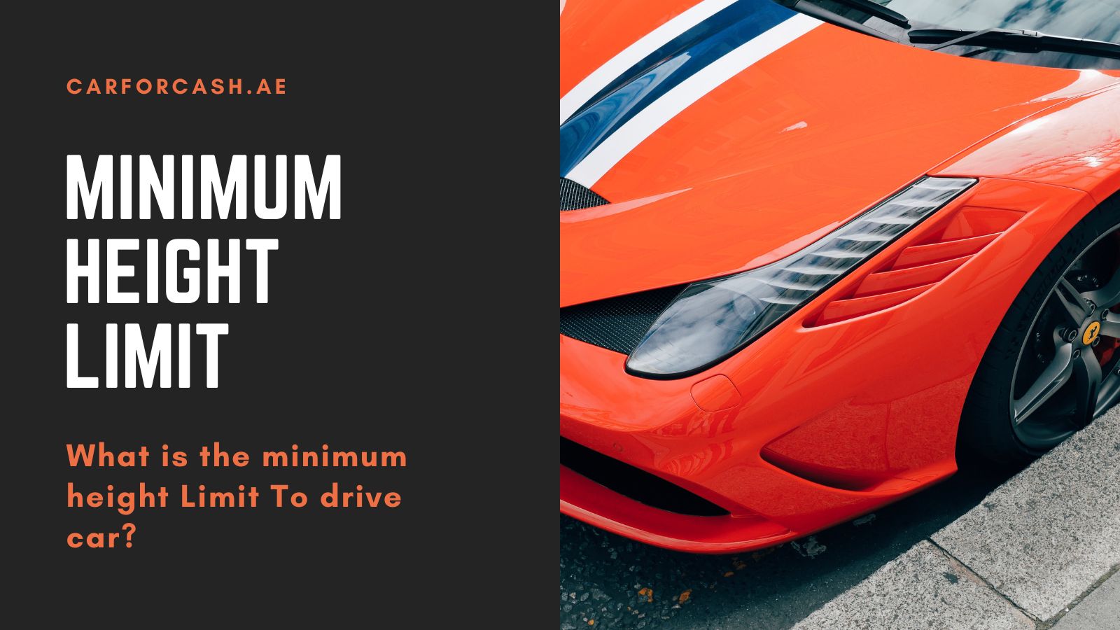 What Is The Minimum Height for Driving a Car